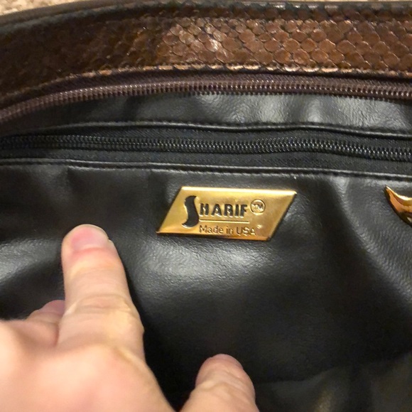Sharif | Bags | Vintage Sharif Crossbody Bag Metallic | Poshmark